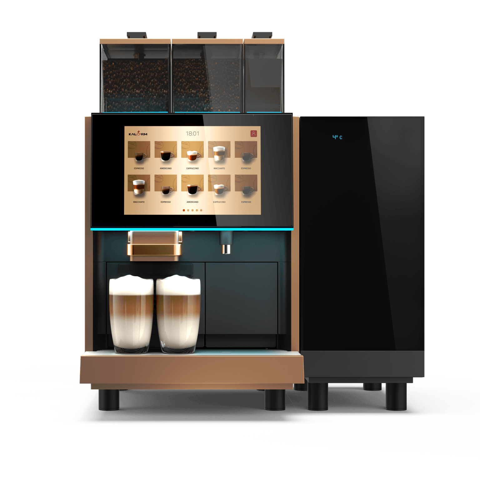KALERM X SERIES | FULLY AUTOMATIC COFFEE MACHINE WITH MILK COOLER | EXPLORE COLLECTIONS